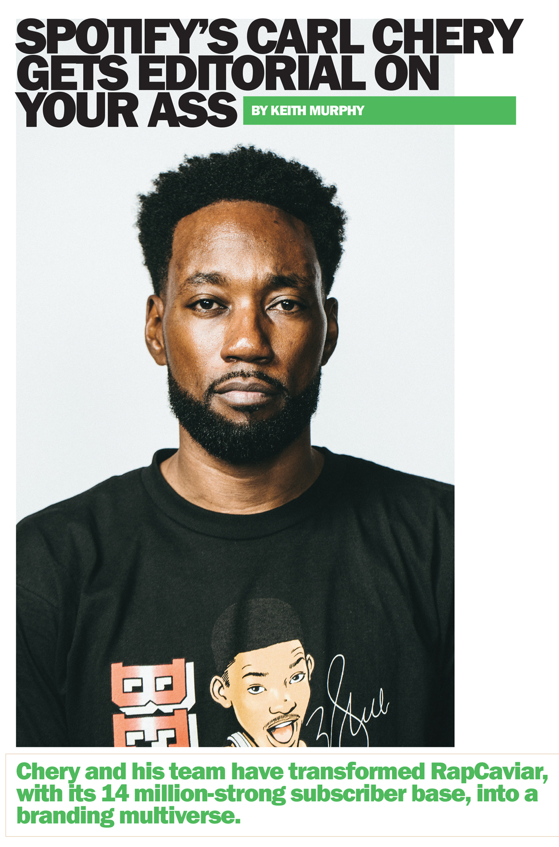 HIP-HOP AT 50: SPOTIFY'S CARL CHERY GETS EDITORIAL ON YOUR ASS