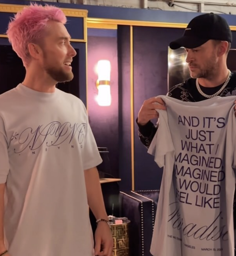 *NSYNC REUNITES AS JT LIGHTS UP THE WILTERN