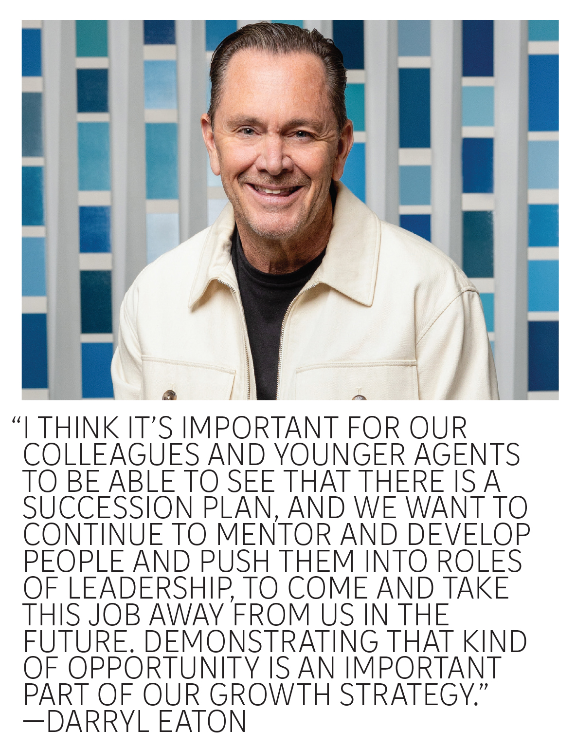 COVER STORY: CAA's DARRYL EATON, EMMA BANKS AND RICK ROSKIN